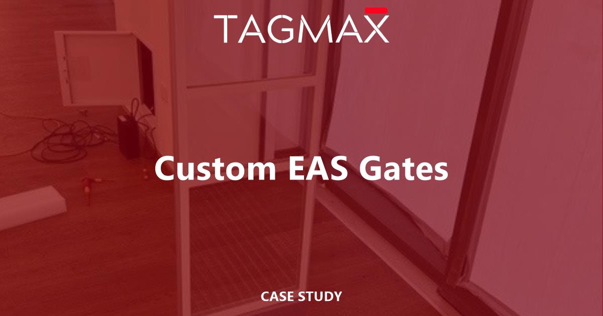 Our work, installing EAS gates for Optics Center | Tagmax